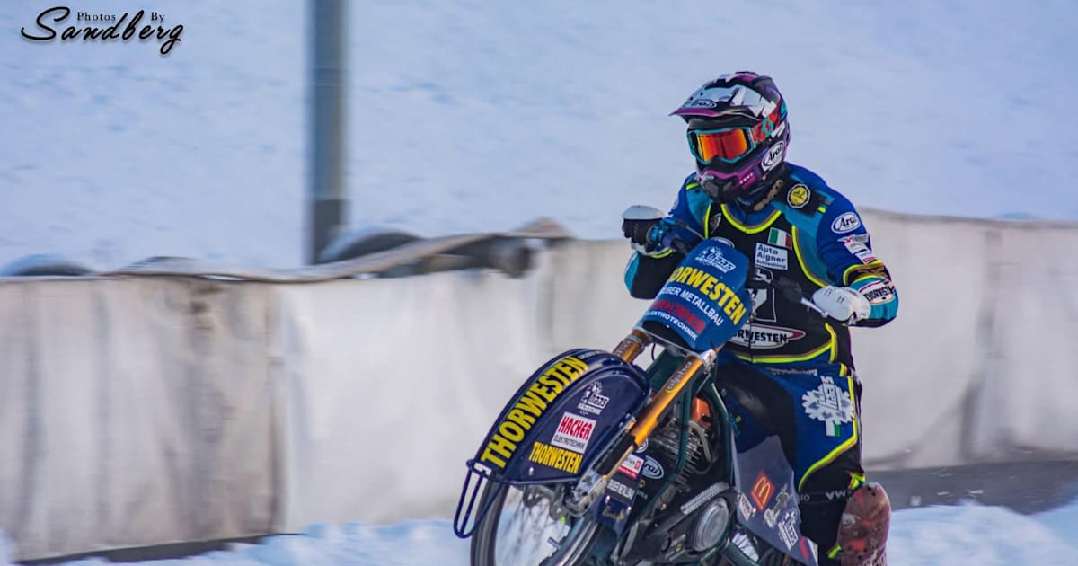Luca Bauer: «WM-Qualifikation das erste wichtige Eisspeedway-Rennen ...
