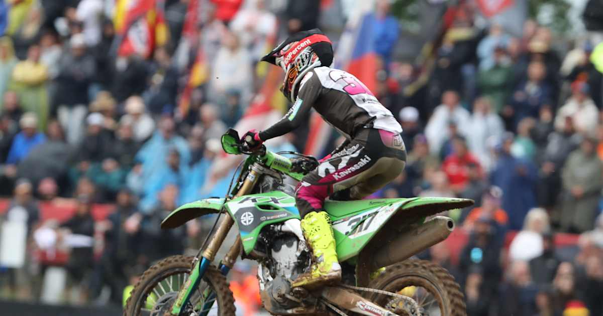 Mathis Valin (Kawasaki) gewinnt Deutschland-Grand-Prix - Motocross-WM ...