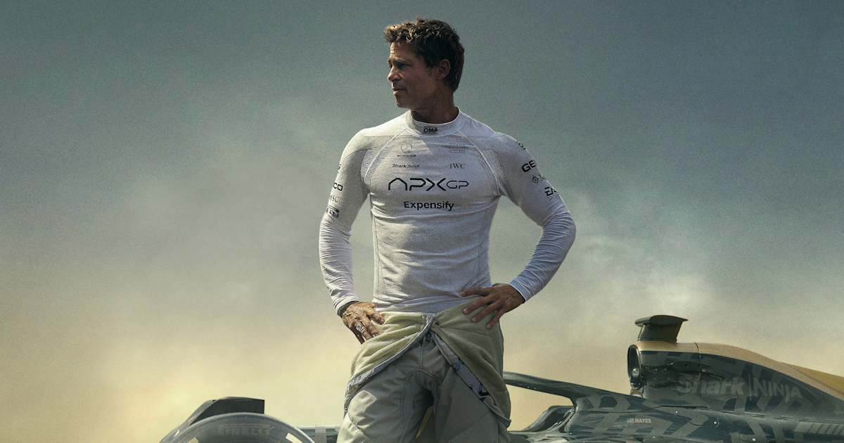 Schne Brad Pitt Formel 1 Ebenbildnull