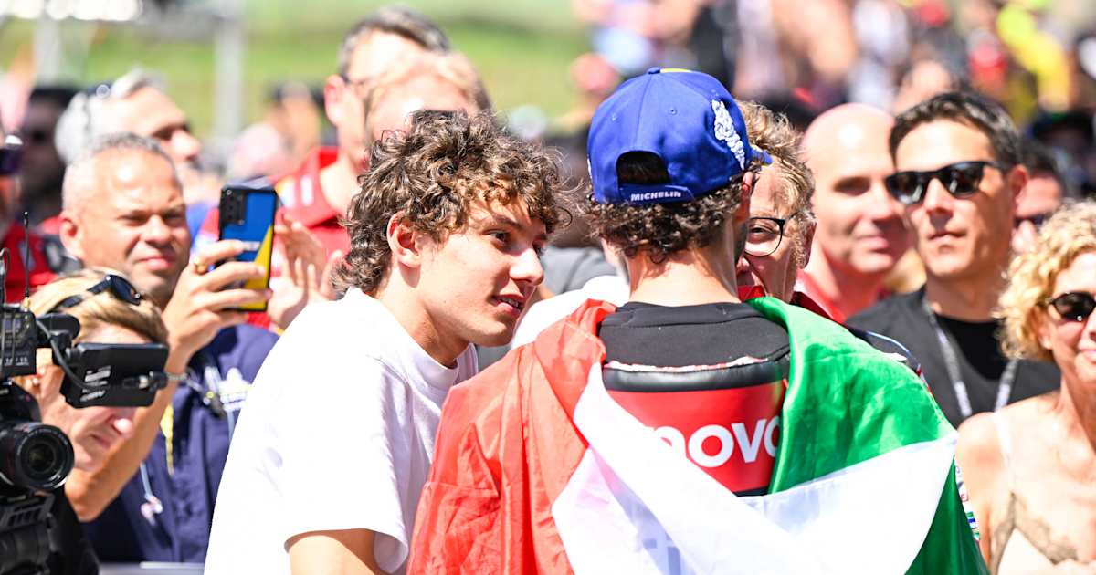 F1-WM-Leader Kimi Antonelli: Glücksbringer für MotoGP-Star Marco ...