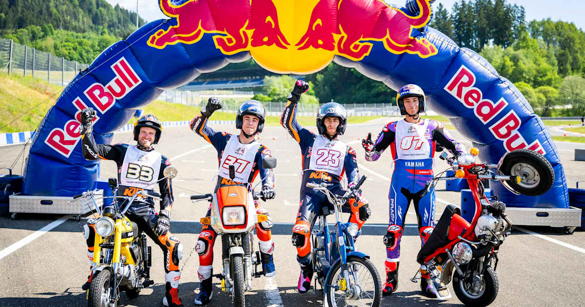 Spielberg: MotoGP-Asse stimmten mit Moped-Rennen auf den Österreich-GP ...