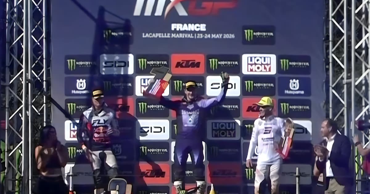 Jeffrey Herlings (Honda) gewinnt GP of France knapp vor Lucas Coenen ...
