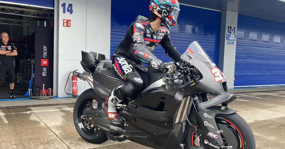 Jetzt testet Aprilia in Jerez: So sieht das 850er-Bike aus Noale aus ...