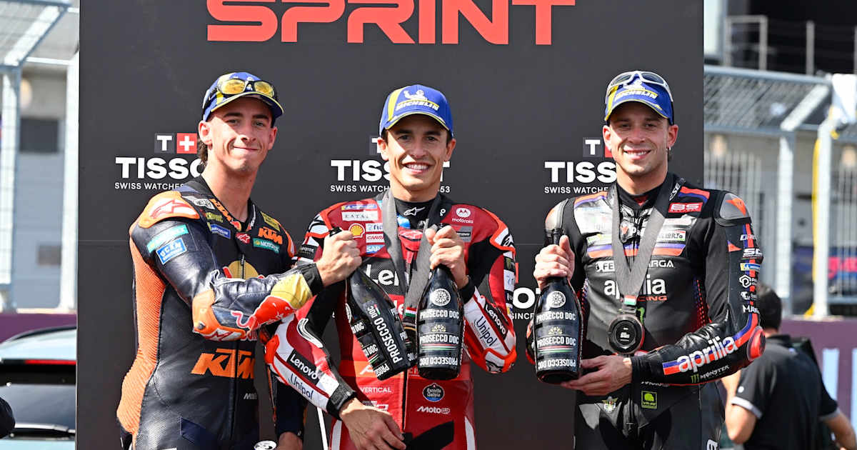 MotoGP-Sprint, Balaton: Marquez-Sieg, Klatsche für Acosta, Bezzecchi ...
