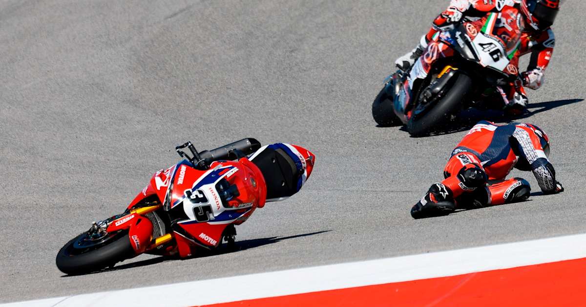 SBK-Debüt von Somkiat Chantra (Honda): Drei Fehler und ein kleiner ...