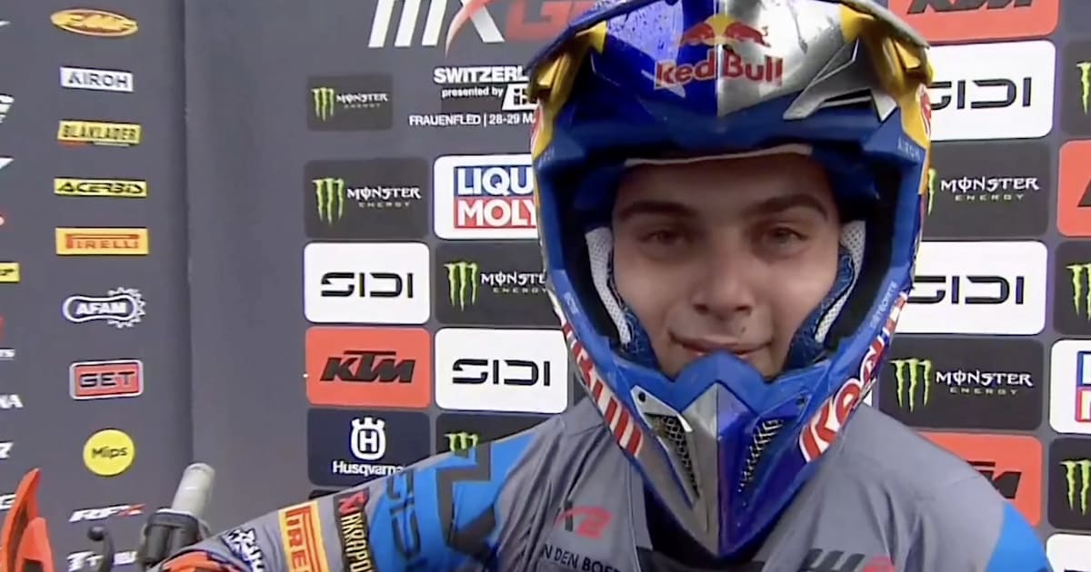 Sacha Coenen (KTM) gewinnt MX2-Qualifikationsrennen in Frauenfeld ...