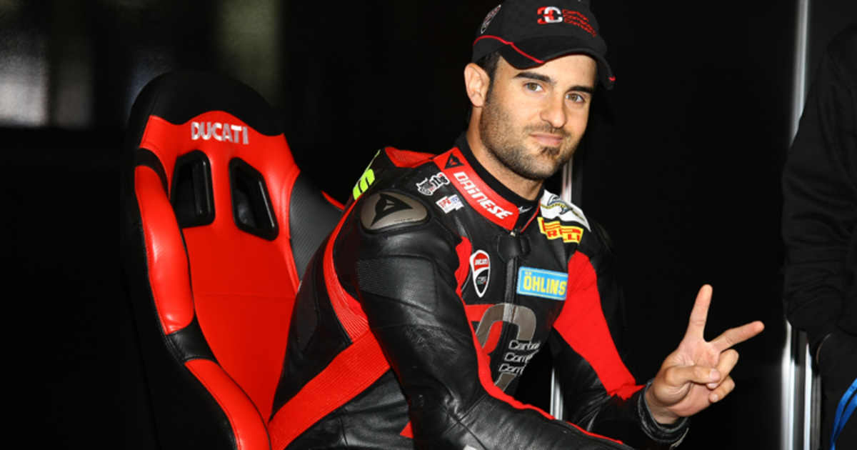 Javier Forés (Ducati) auf der IDM-Zielgeraden - Euro Moto Superbike ...