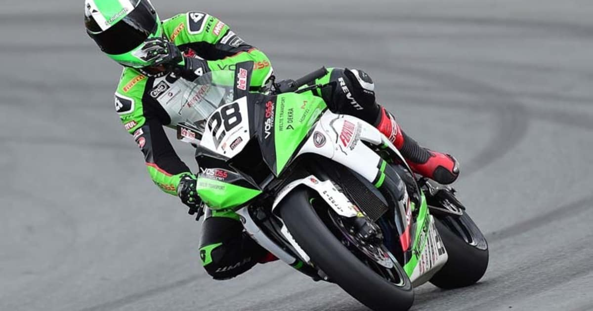 Arie Vos (Kawasaki): Highsider und Beinbruch - IDM - SPEEDWEEK.com