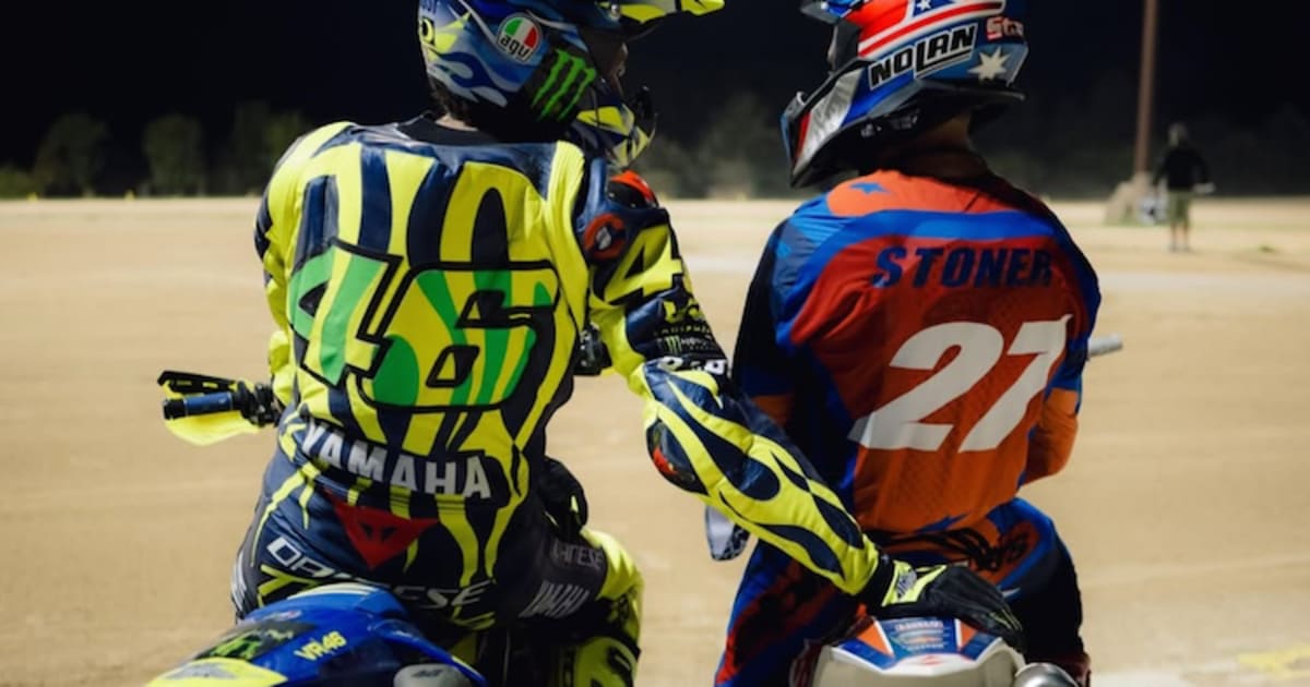 Stoner und Rossi: Flat-Track-Training in Tavullia - MotoGP - SPEEDWEEK.com