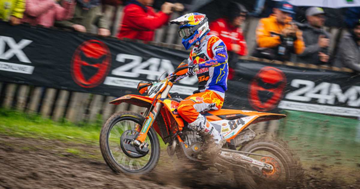 Gaildorf: Jeffrey Herlings (KTM) gewinnt im Schlamm - ADAC MX Masters ...