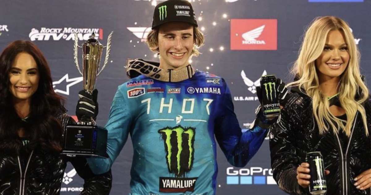Levi Kitchen (Yamaha) gewinnt Anaheim 2 - US-Supercross Lites West ...