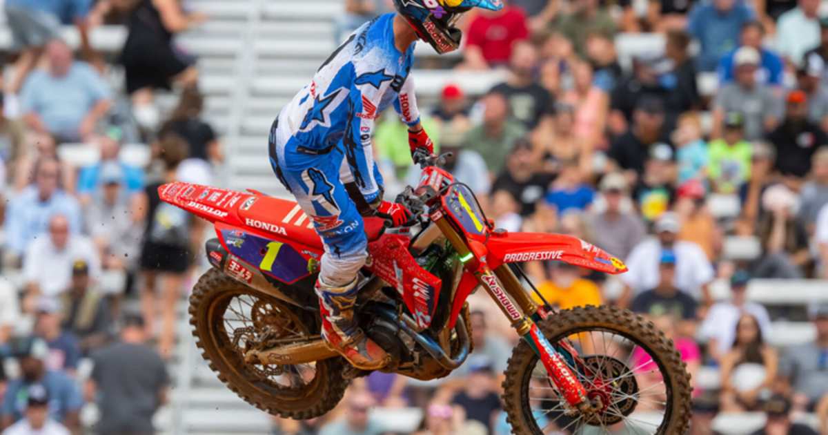 SMX Playoff 1: Jett Lawrence (HRC) siegt, Roczen P6 - SuperMotocross-WM ...