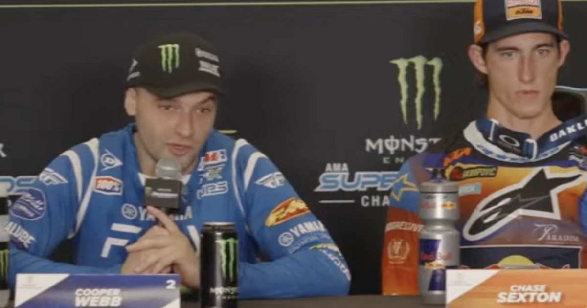 Cooper Webb: «Das war eine Lektion von Sexton» - US-Supercross ...