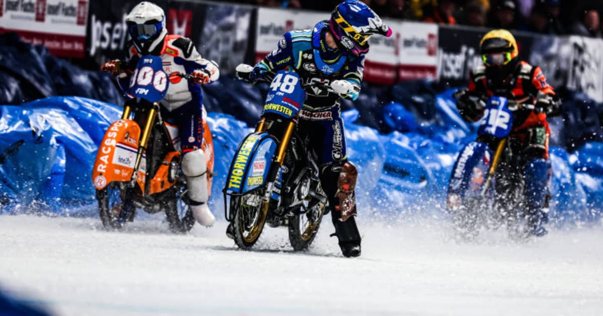 Medaillenanwärter Luca Bauer: Eine Frage des Risikos - Eisspeedway-GP ...