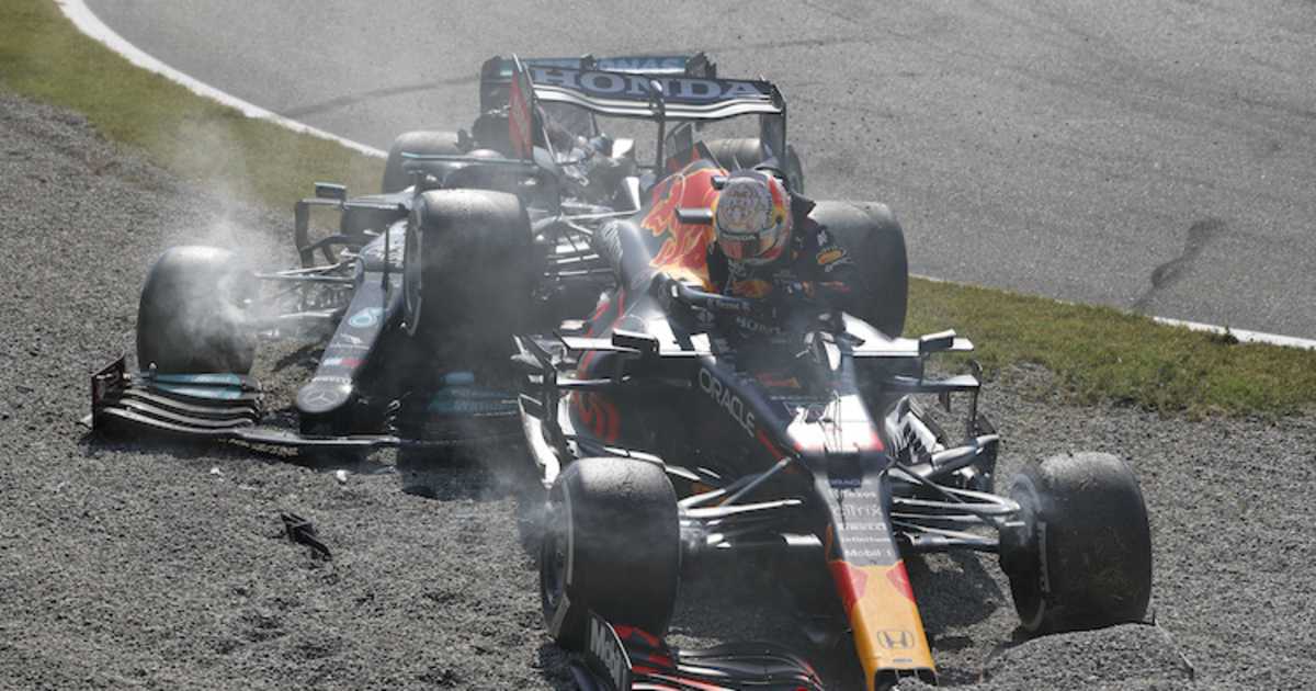 Monza: Crash von Max Verstappen und Lewis Hamilton! - Formel 1 ...