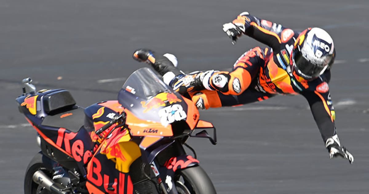 Highsider von Miguel Oliveira: Keine Traction-Control - MotoGP ...