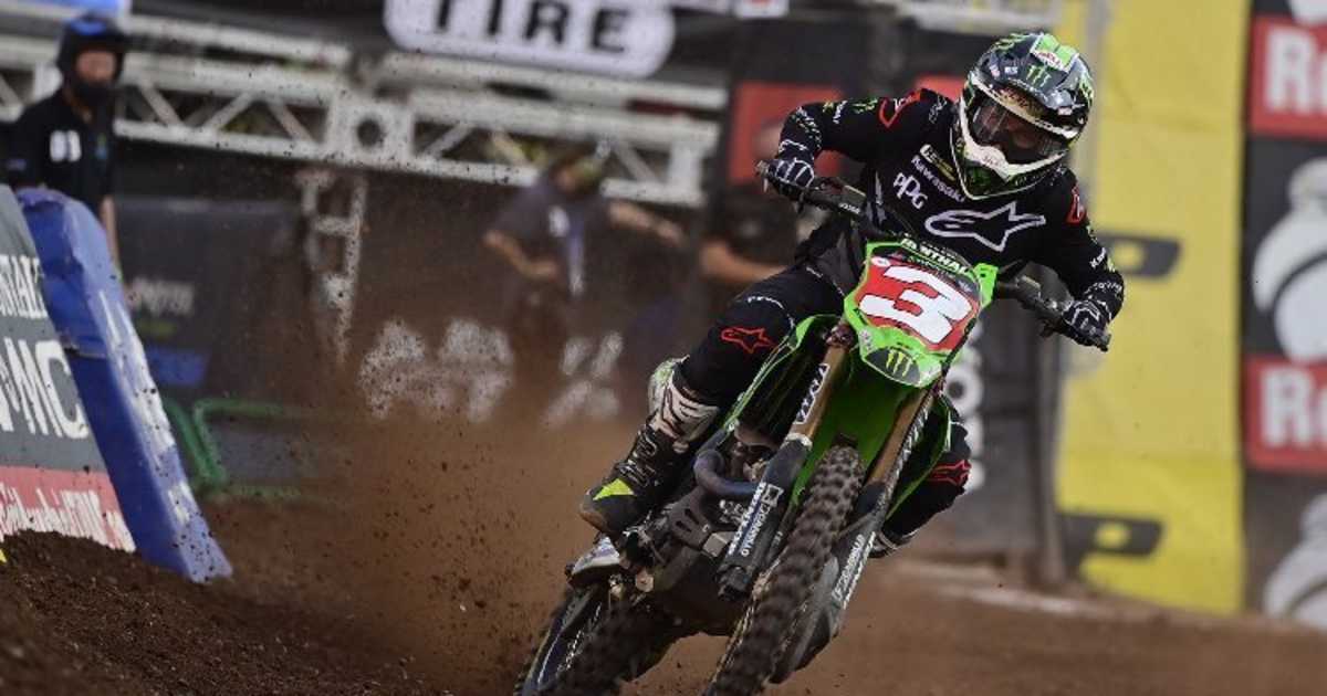 SX-Leader Eli Tomac (3./Kawasaki) riskierte nichts - US-Supercross ...